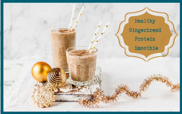 Healthy Gingerbread Protein Smoothie Recipe | MD Diet